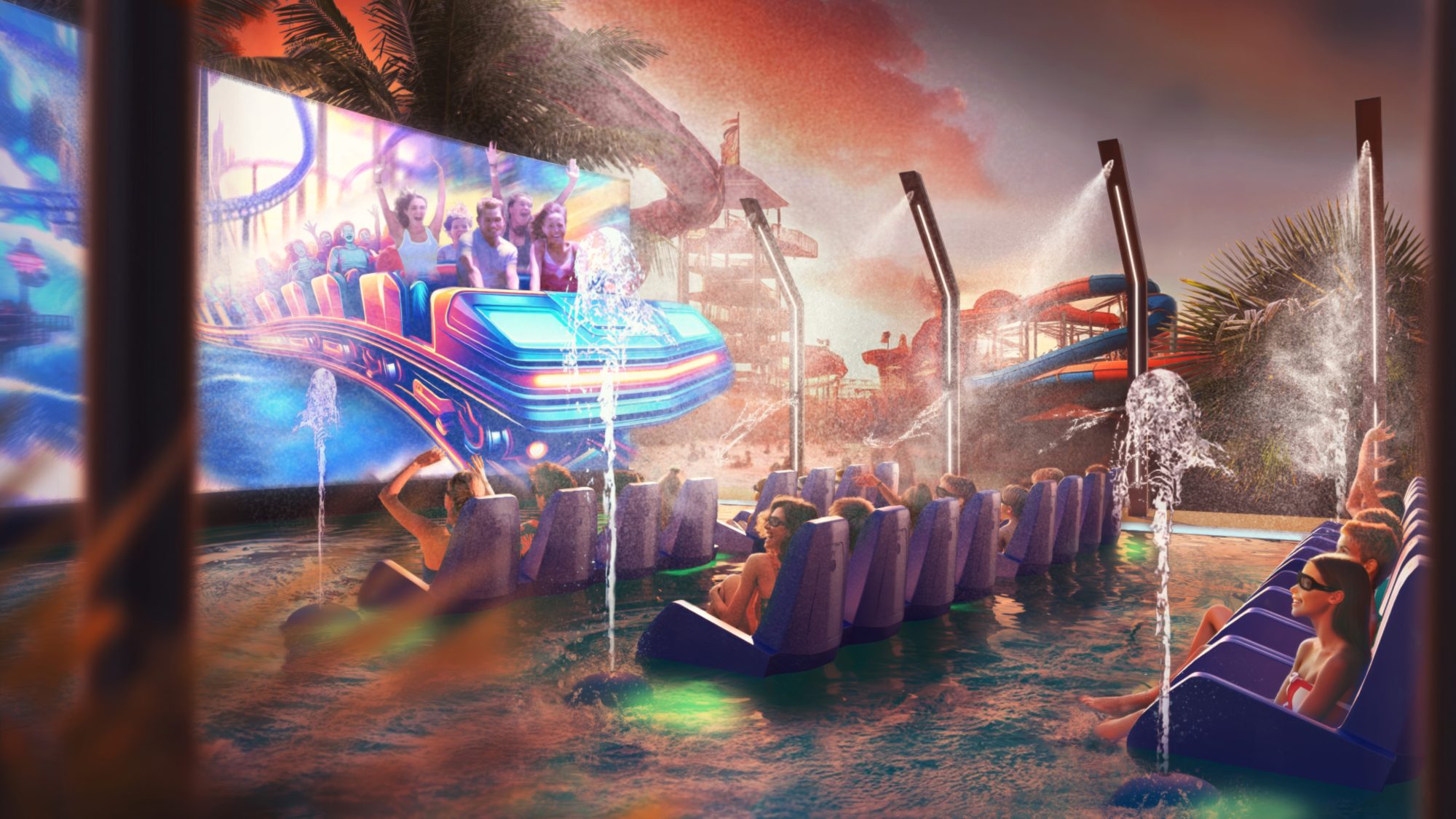 World´s First Wet 4D5D Theater – Cinesplash 5D Outdoor! - Park World Online