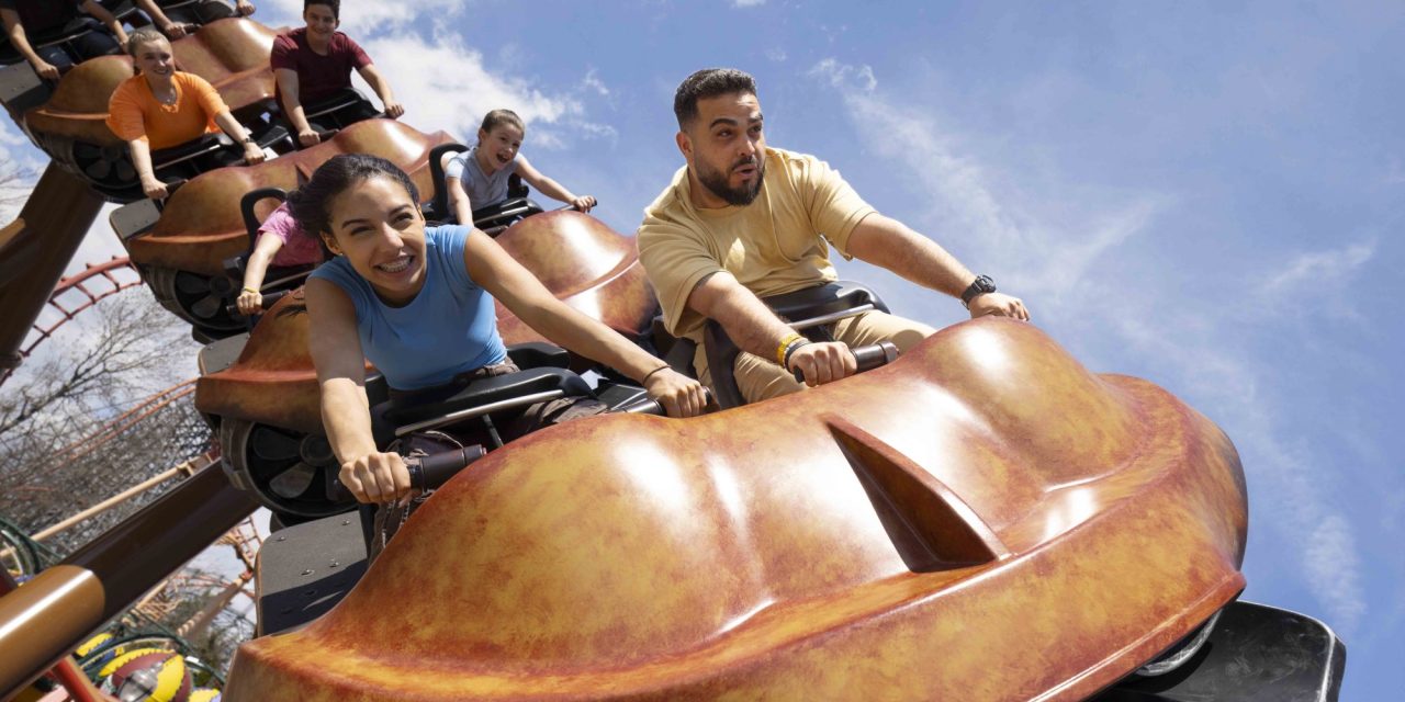 Six Flags New England unveils its first dual-launch straddle coaster ...